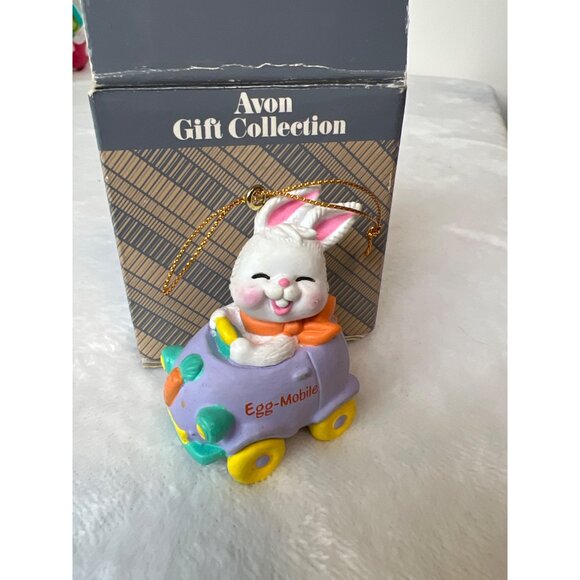 Avon | Holiday | Bunny Rabbit In Car Egg Mobile Figure Avon Vintage W ...